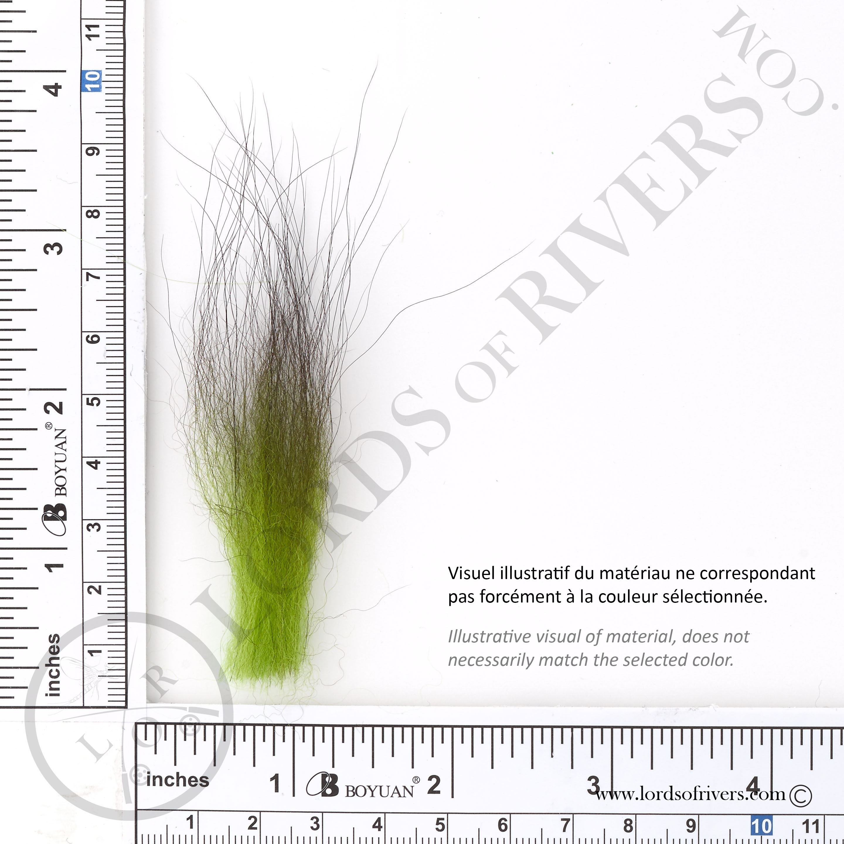 Foxy-Tails Dyed Silver Fox